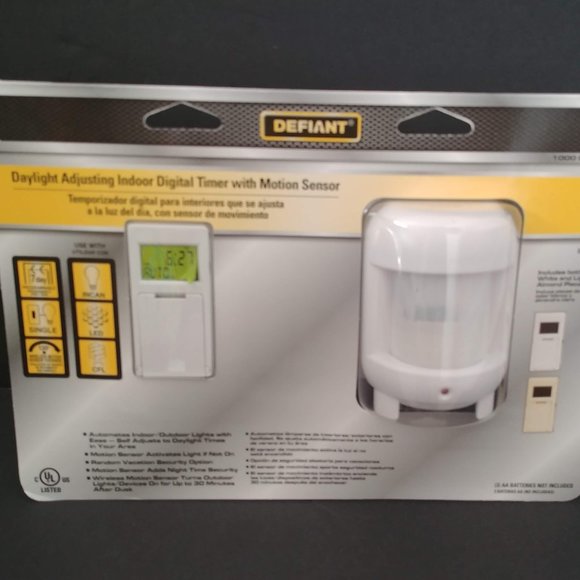 Defiant | Other | Defiant 7day Indoor Inwall Digital Timer Switch With ...